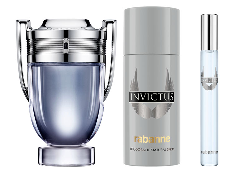 SET PERFUME PACO RABANNE INVICTUS PARA HOMBRE EDT 100 ML + 10ML ...