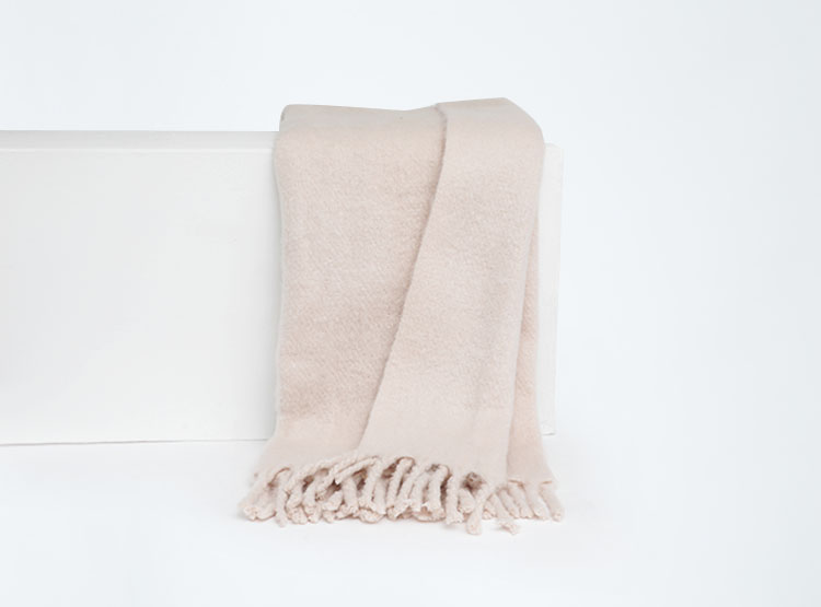 MANTA MAISON LINETT PELUDA FLECOS IVORY