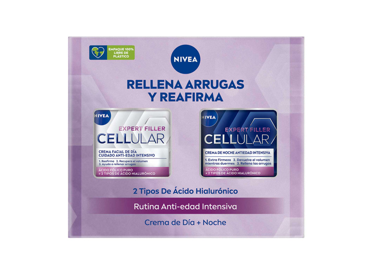 PACK NIVEA CELLULAR EXPERT FILLER DÍA 50ML + NOCHE 50ML