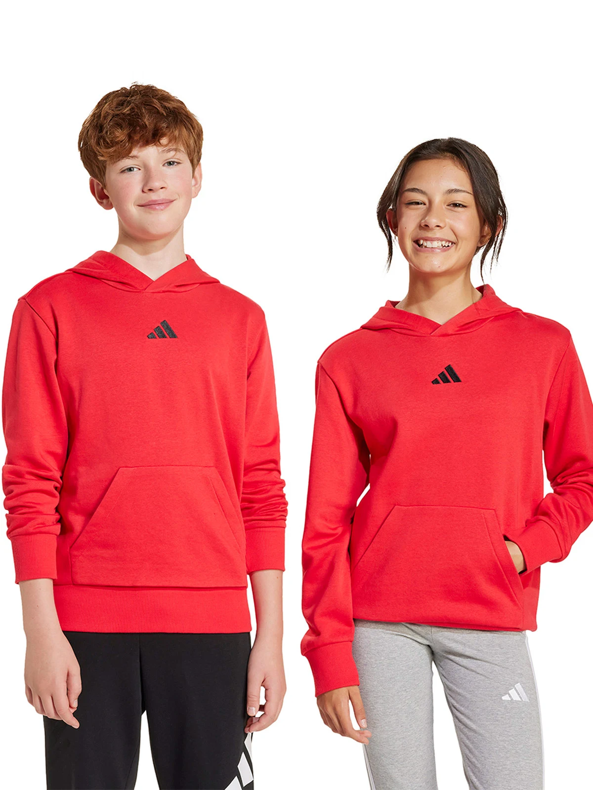 POLERÓN UNISEX ADIDAS ROJO
