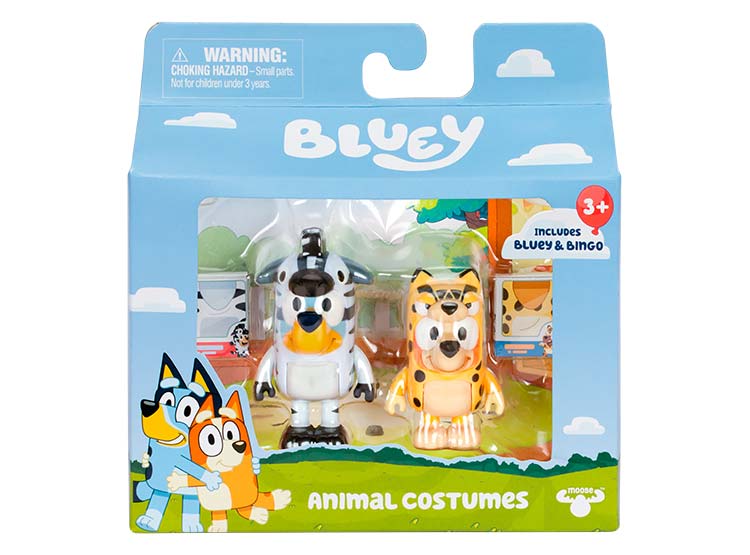 BLUEY PACK 2 FIGURAS PERSONAJES ANIMAL