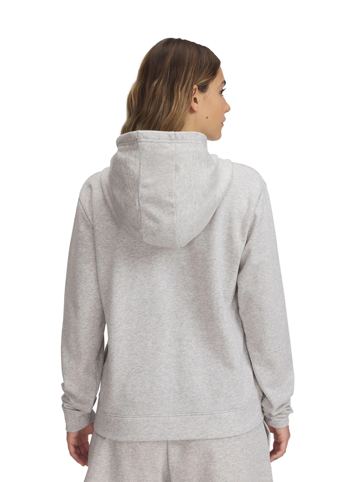 POLERÓN MUJER UNDER ARMOUR 6005511-011 GRIS MANGA LARGA RIVAL TERRY