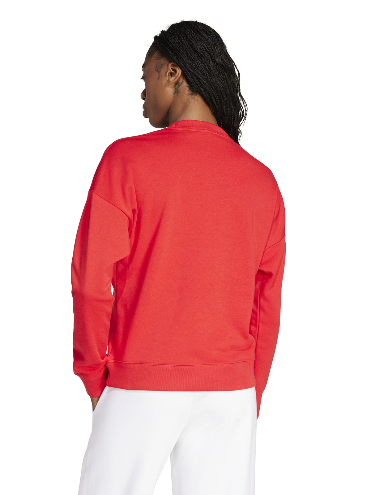 Ripley - POLERÓN MUJER ADIDAS JC8293 ALGODÓN ROJO MANGA LARGA ...