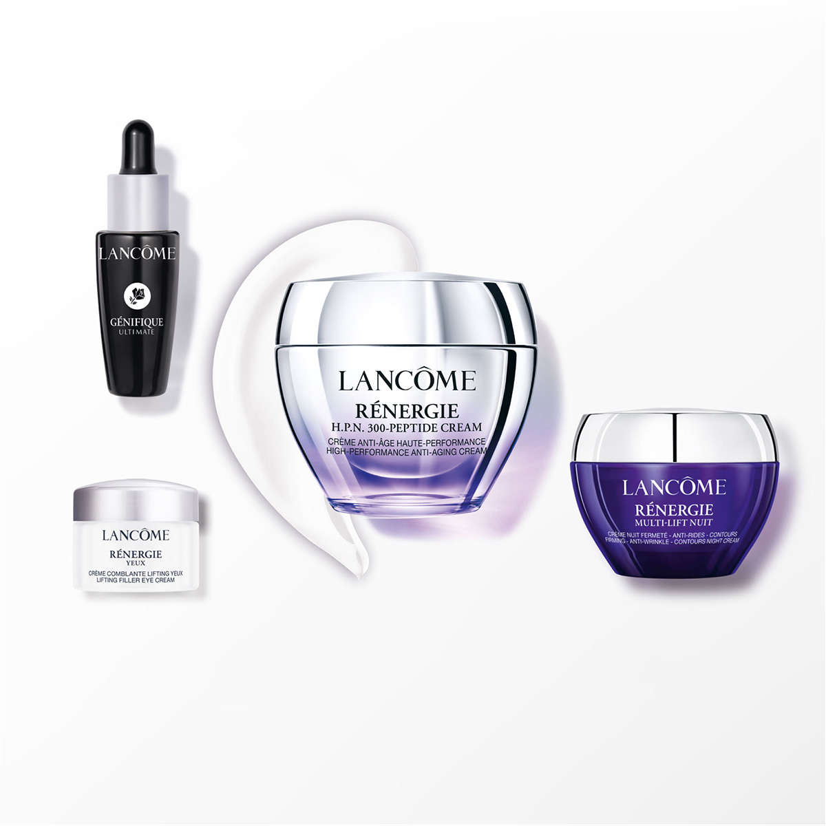 LANCÔME - SET LANCÔME 50 ML ANTIEDAD RENÉRGIE CREMA H.P.N 300 PÉPTIDOS ...