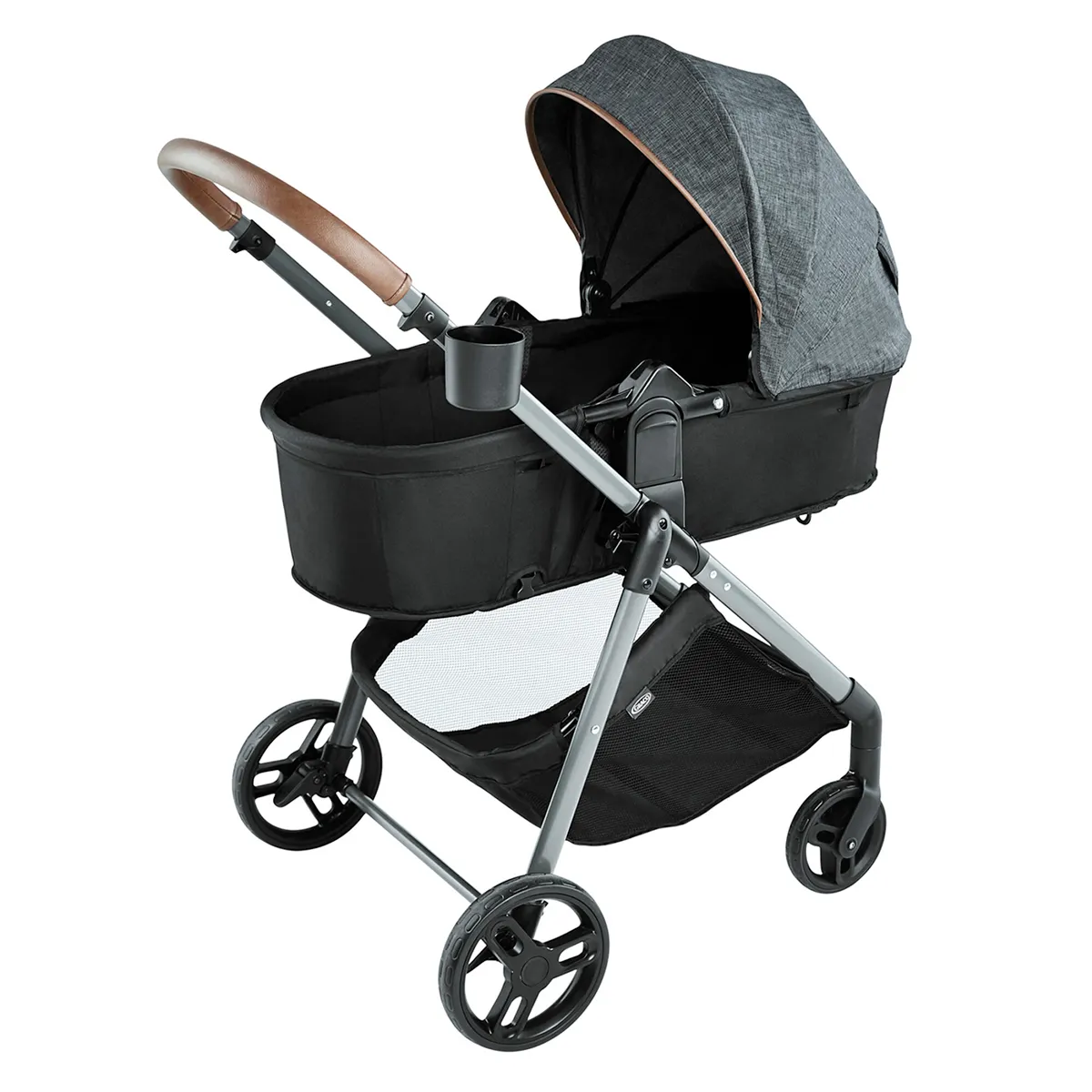 COCHE TRAVEL SYSTEM GRACO GR42202164695 GRIS MODES TRIO HEMLOCK
