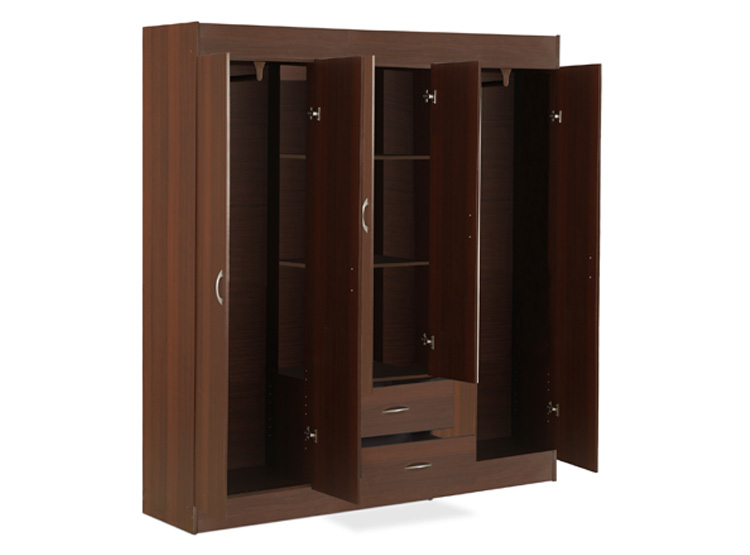 Ripley - CLOSET STANFORD 6 PUERTAS 2 CAJONES CHOCOLATE