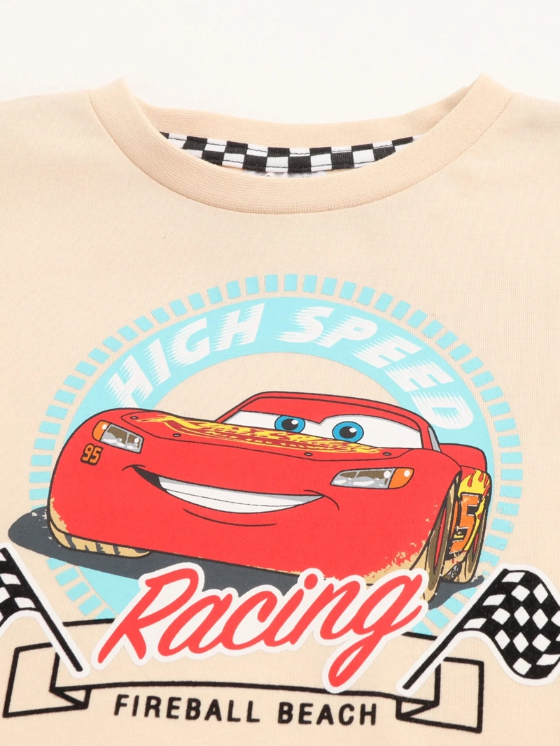 POLERA MANGA CORTA NIÑO CARS RAYO MCQUEEN