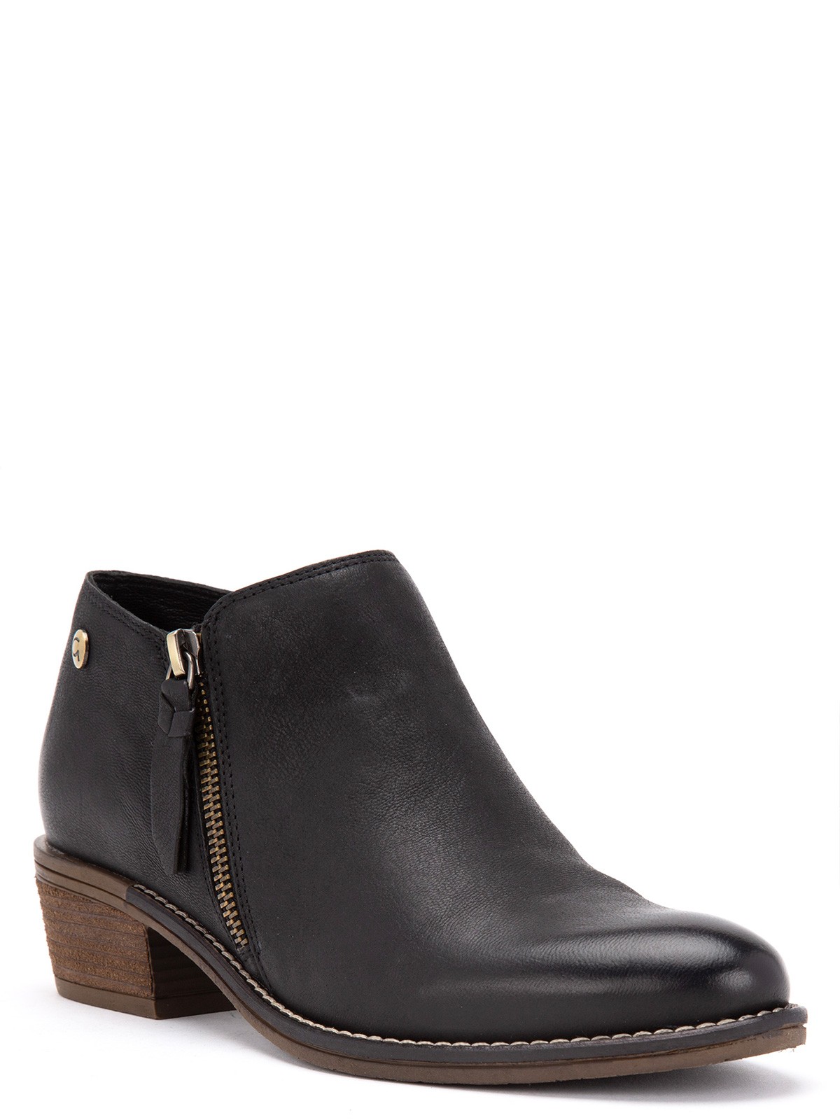 BOTINES CUERO MUJER GACEL NEGRO GINA