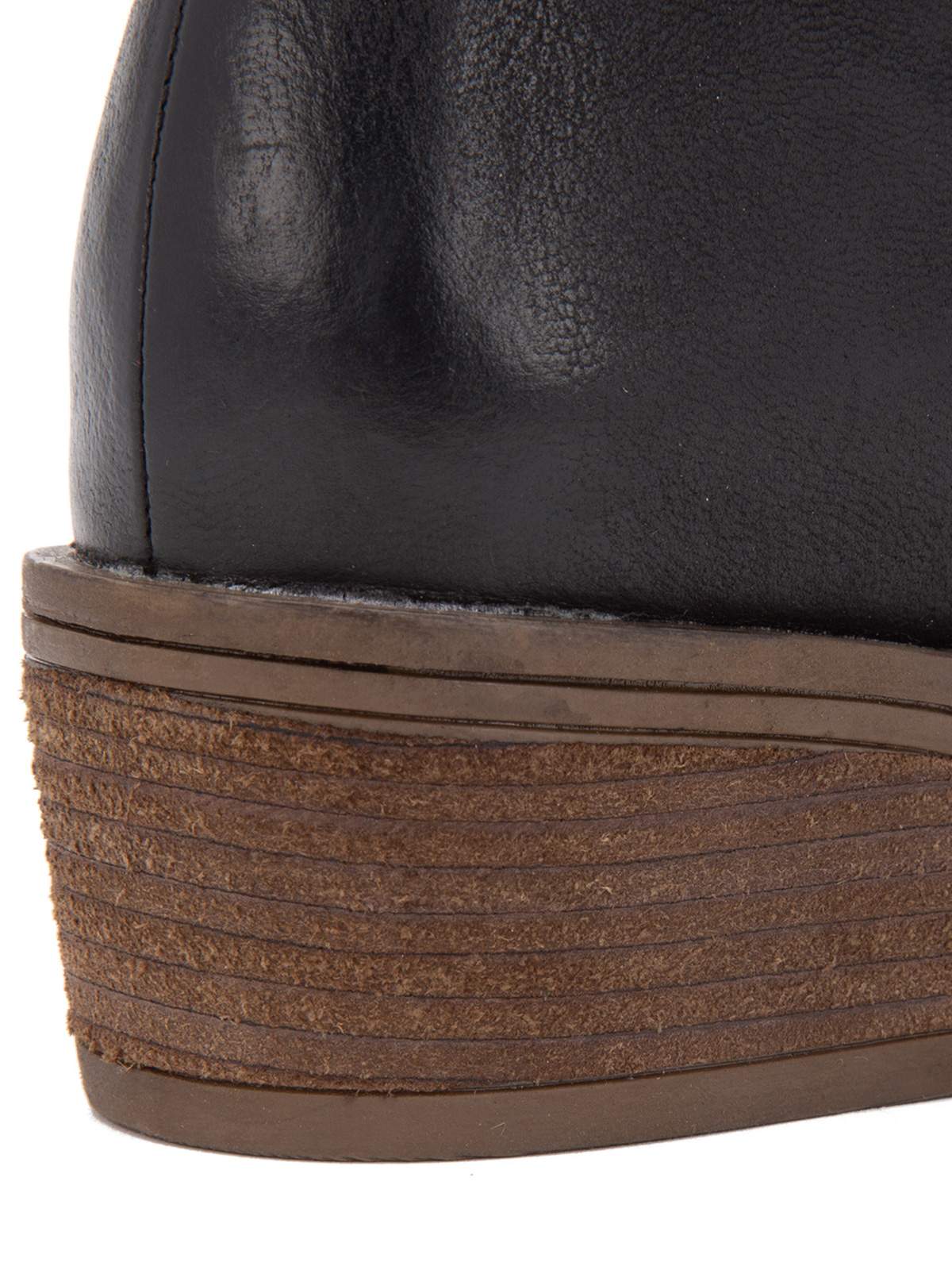 BOTINES CUERO MUJER GACEL NEGRO GINA