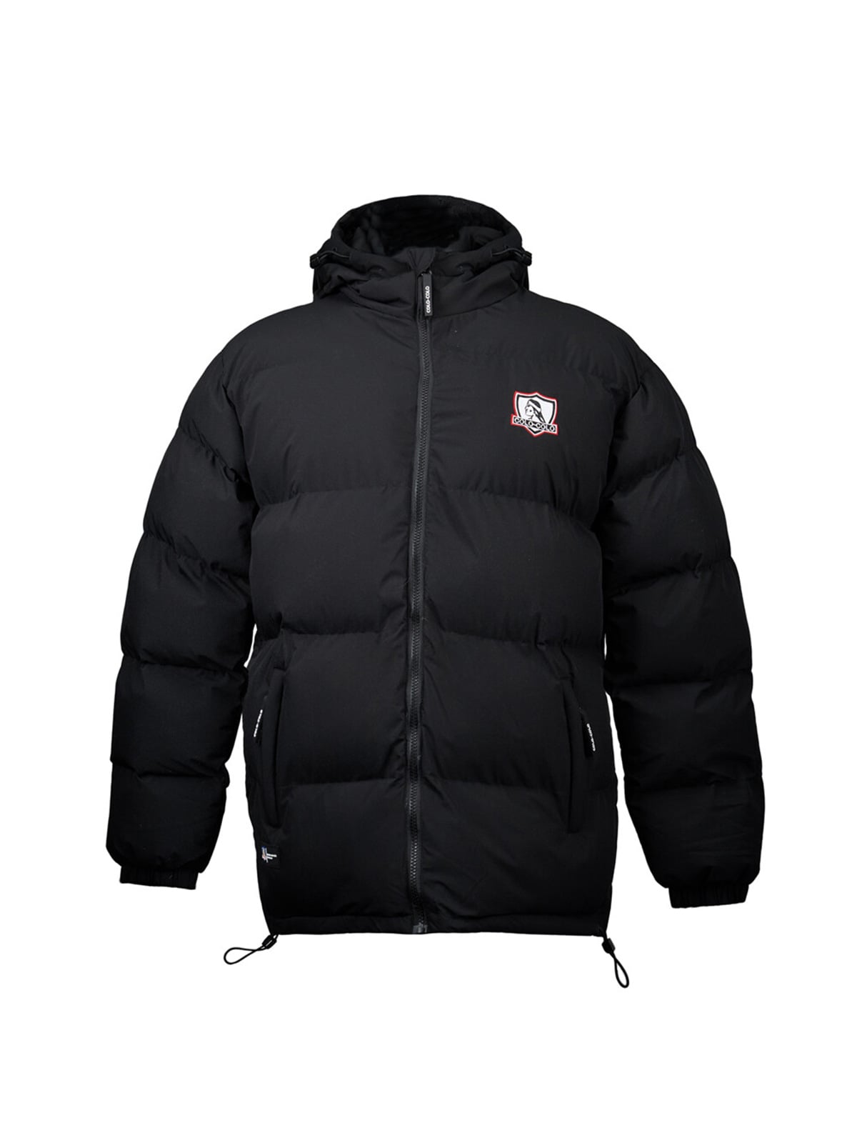 PARKA HOMBRE COLO COLO I2576 NEGRO CON GORRO MANGA LARGA 100 AÑOS