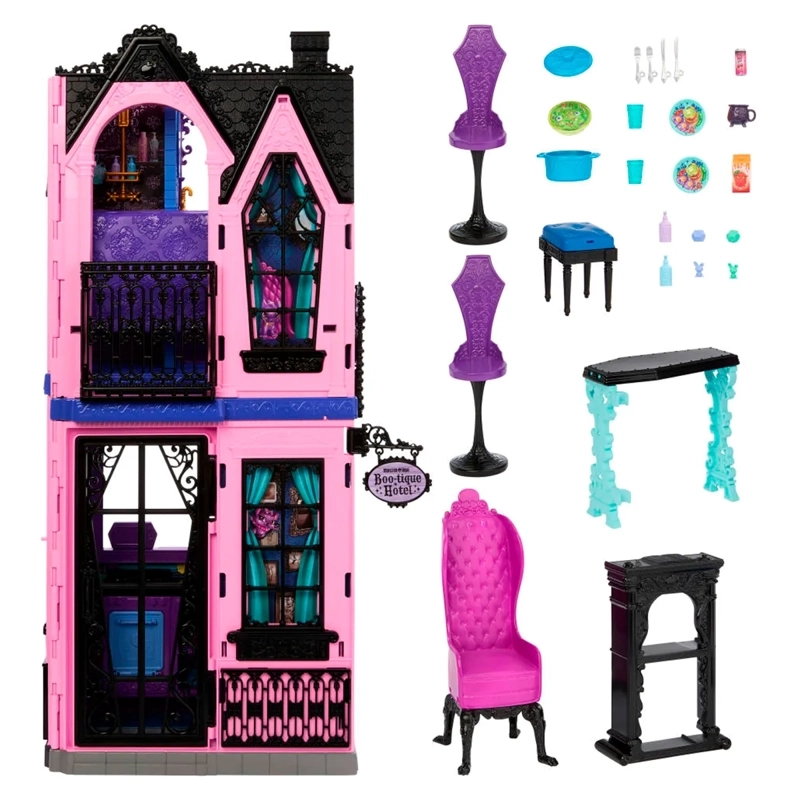 MONSTER HIGH CASA DE MUÑECAS HOTEL BOO-TIQUE