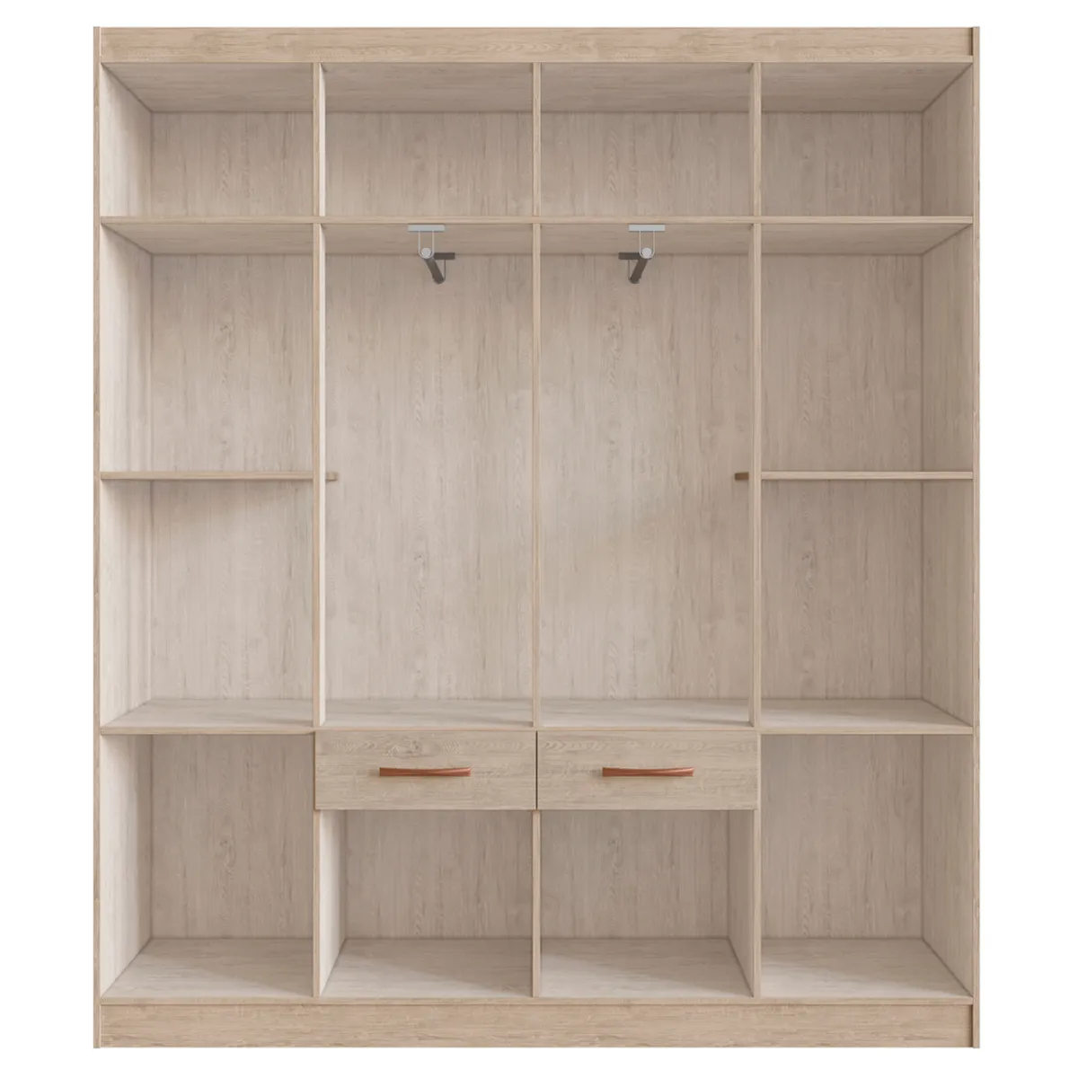 CLÓSET DI PORETTI DESIGN + MALETERO MILI 12 PUERTAS 2 CAJONES BEIGE