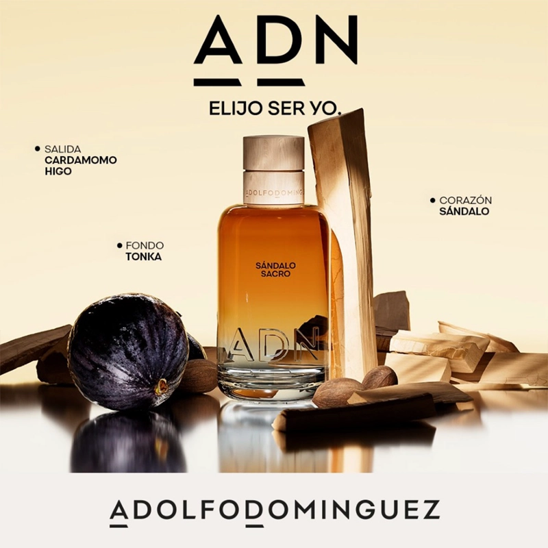 PERFUME ADOLFO DOMÍNGUEZ ADN SÁNDALO SACRO EDP 100 ML