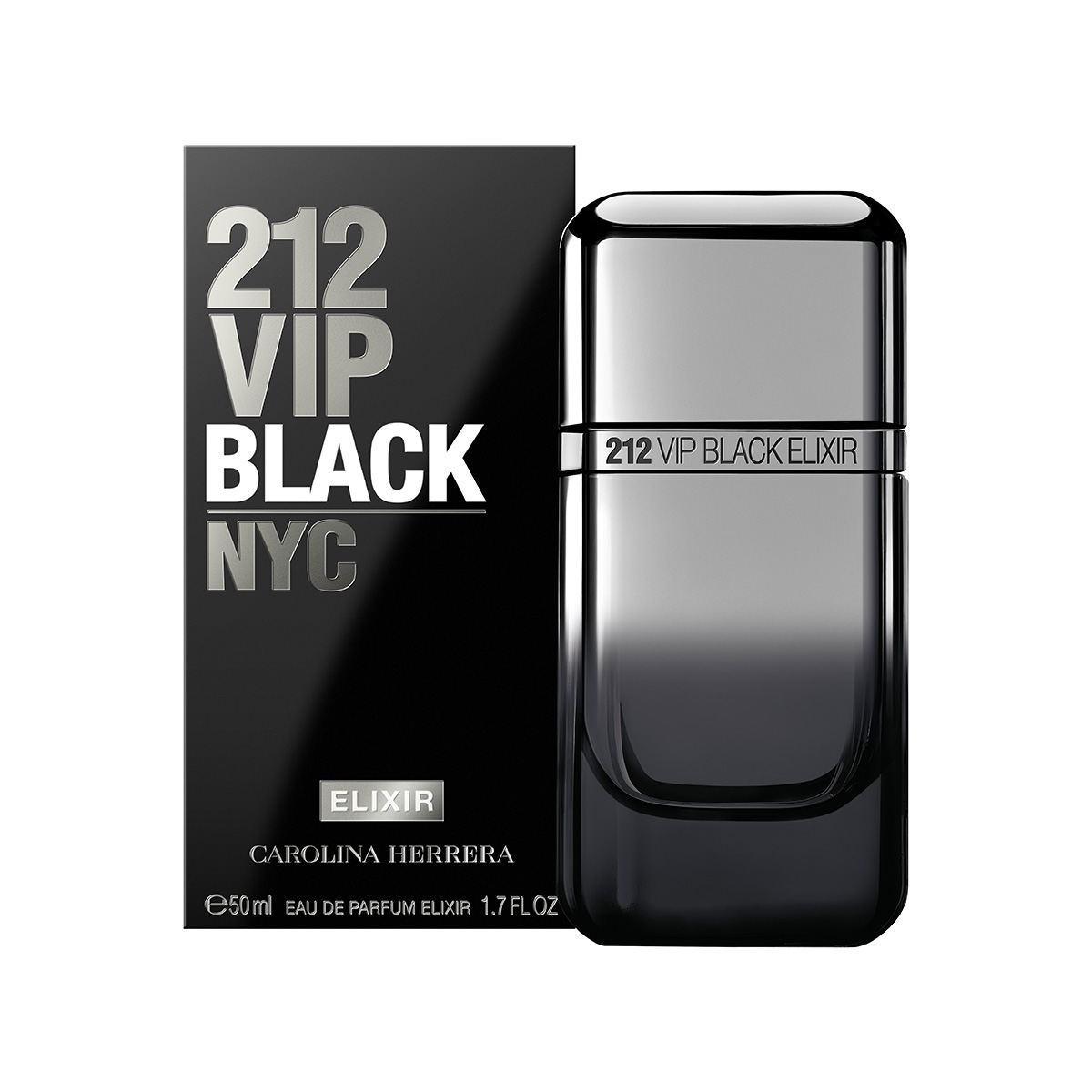 PERFUME CAROLINA HERRERA 212 VIP BLACK ELIXIR HOMBRE EDP 50 ML