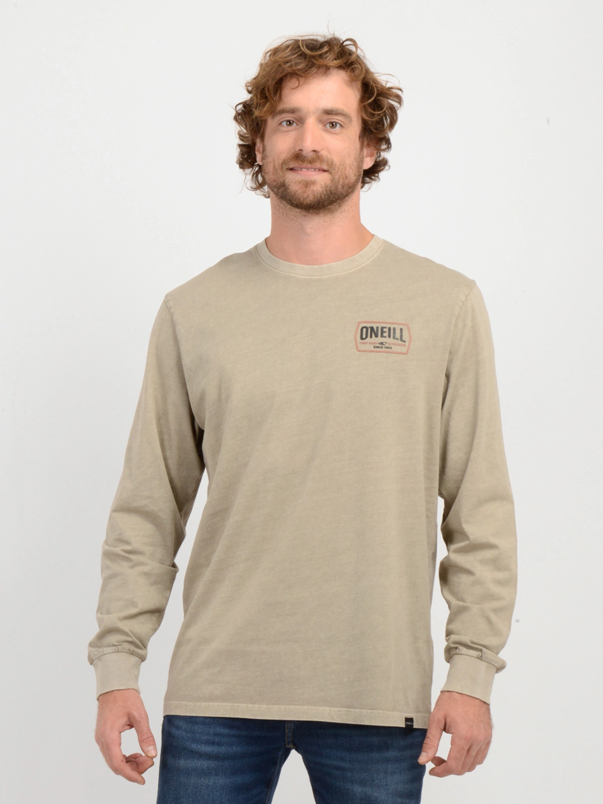 POLERA HOMBRE O'NEILL MANGA LARGA CON DISEÑO SUTIL