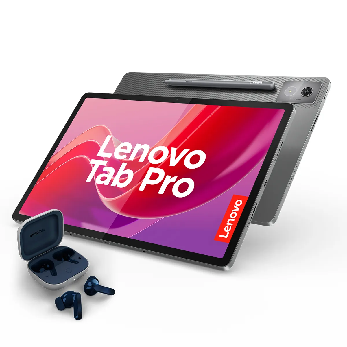 TABLET LENOVO IDEA TAB PRO 12.7 256 GB 144HZ + MOTO BUDS + TECLADO + LÁPIZ