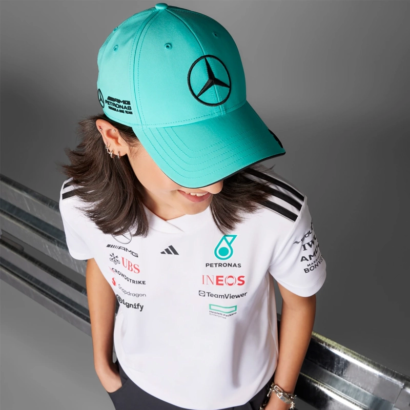 GORRA ADIDAS TURQUESA PILOTO MERCEDES AMG PETRONAS F1 TEAM