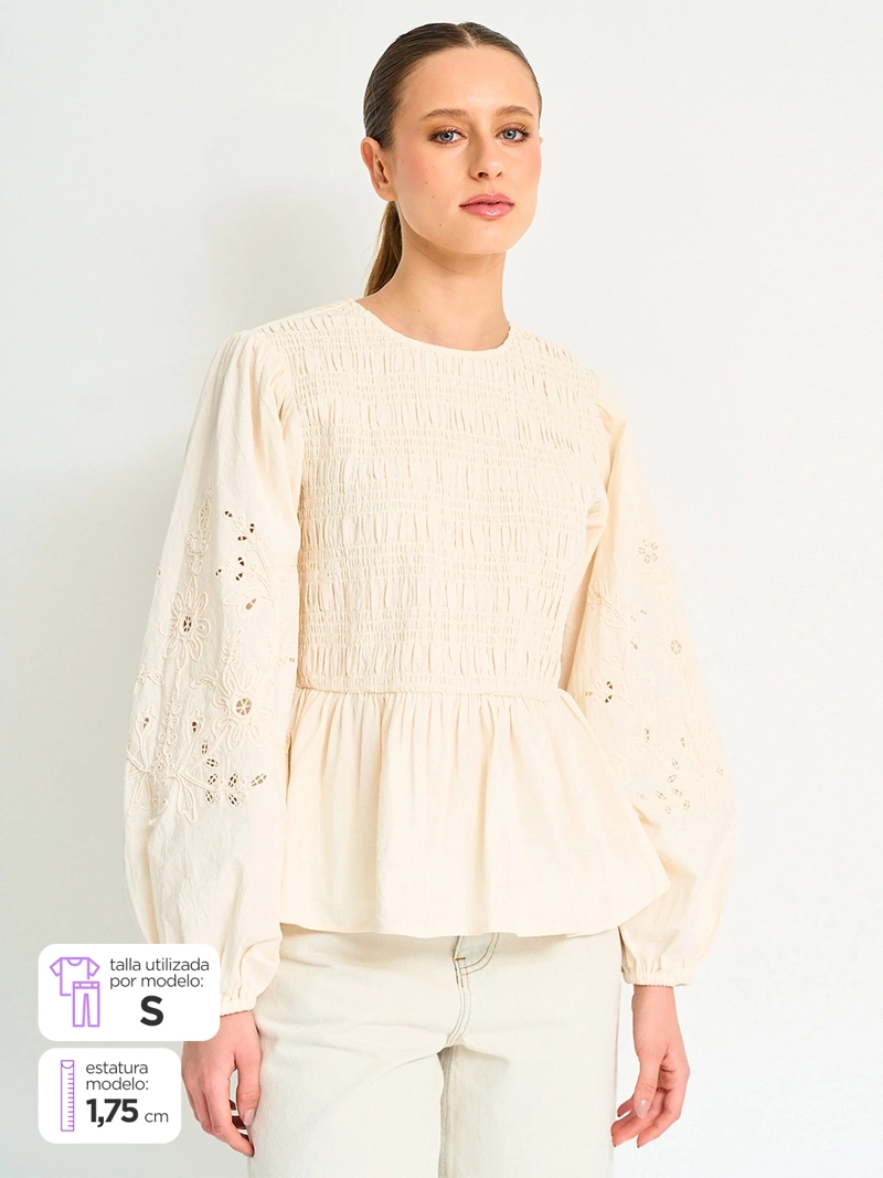 BLUSA MUJER MARQUIS ALGODÓN PANAL