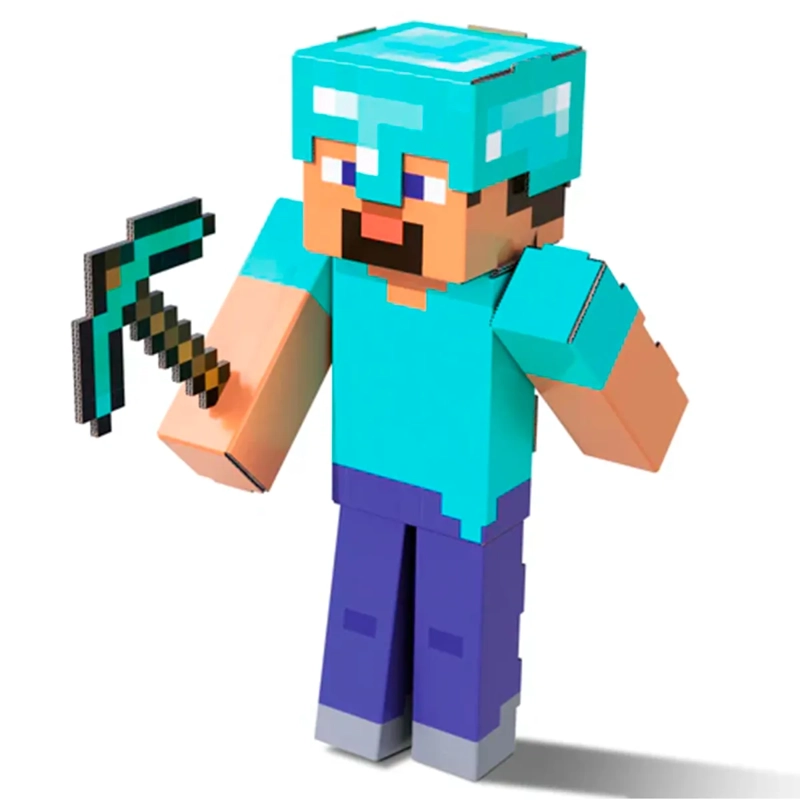 FIGURA DE ACCIÓN MINECRAFT CREA TU STEVE