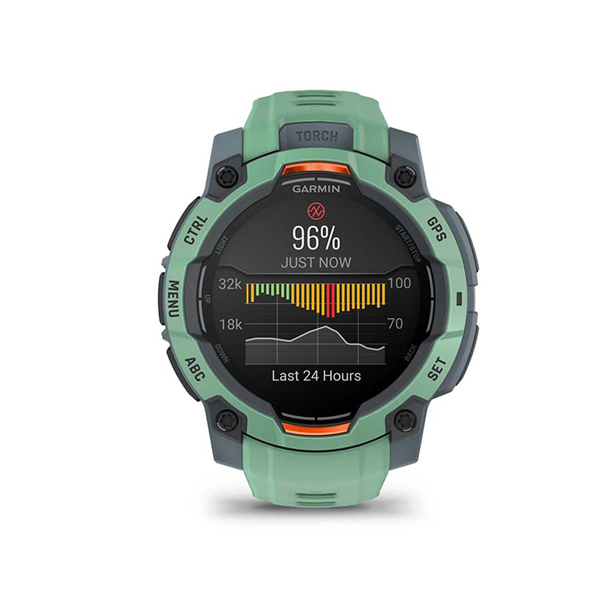 SMARTWATCH GARMIN INSTINCT 3 45MM NEO TROPIC BEZEL W BND