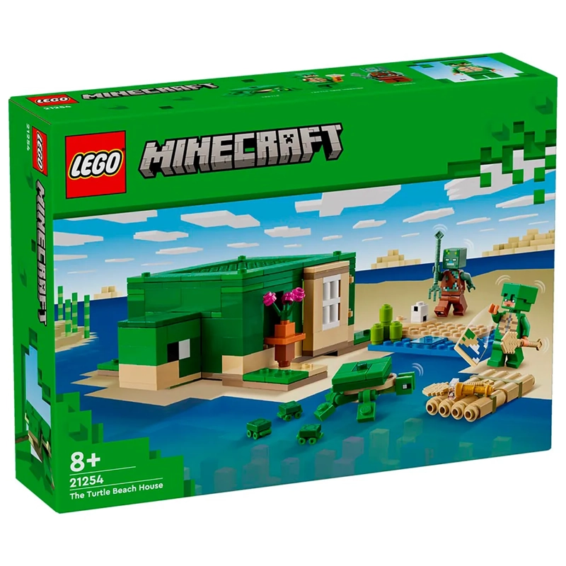 BLOQUES CONSTRUCCIÓN LEGO LA CASA TORTUGA DE LA PLAYA