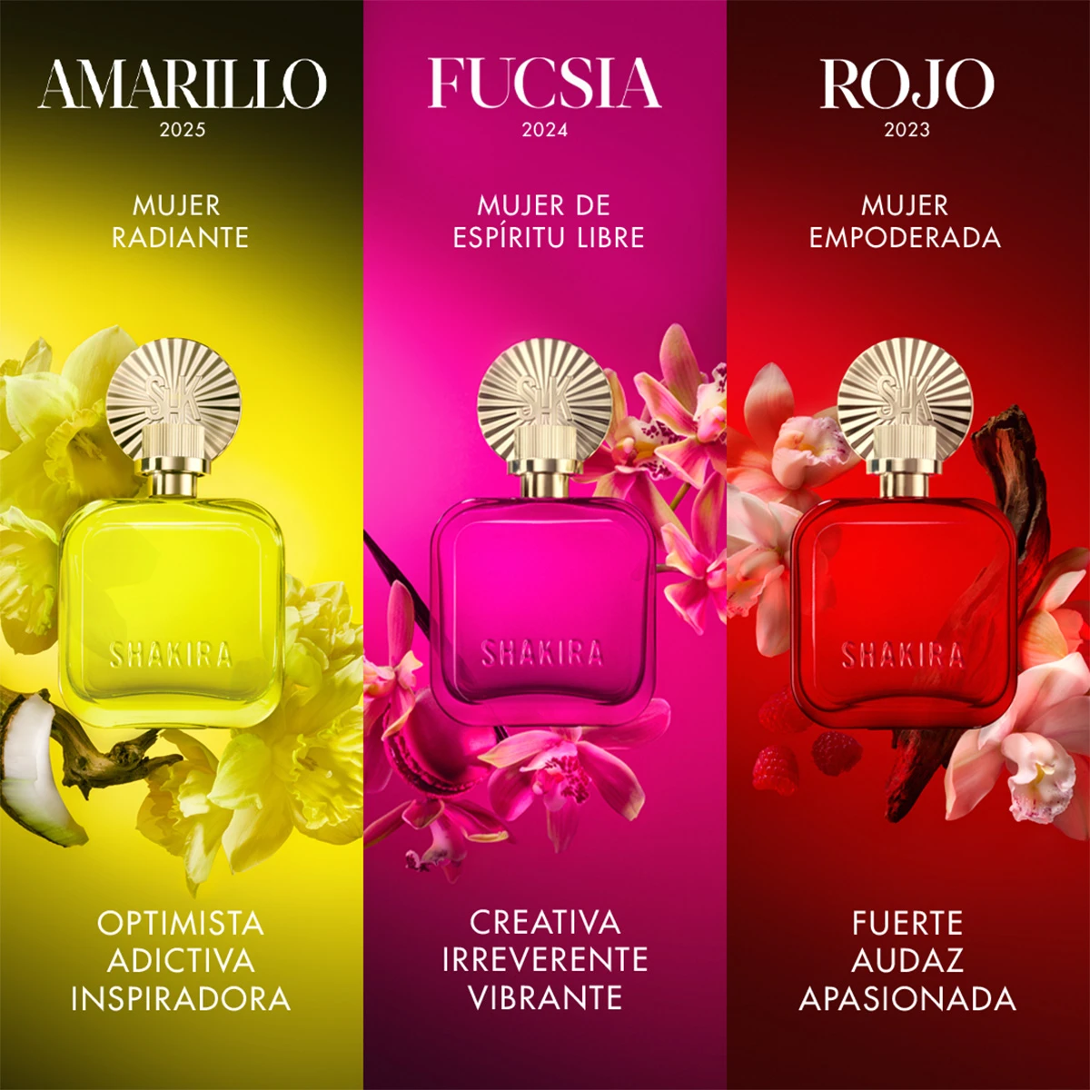 PERFUME SHAKIRA AMARILLO MUJER EDP 80 ML + 10 ML