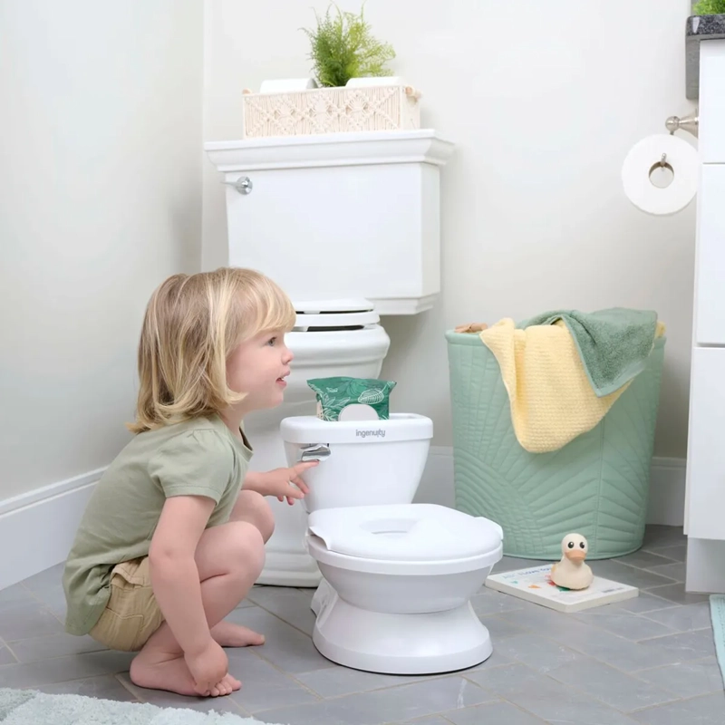 ASIENTO DE BAÑO BEBÉ INGENUITY BLANCO PELELA MY SIZE PRO SUMMER