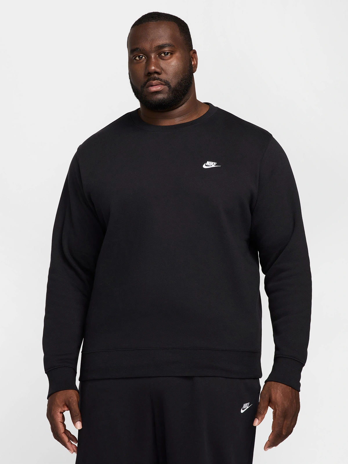 Ripley - POLERÓN HOMBRE NIKE FN3886-010 NEGRO CUELLO REDONDO CLUB