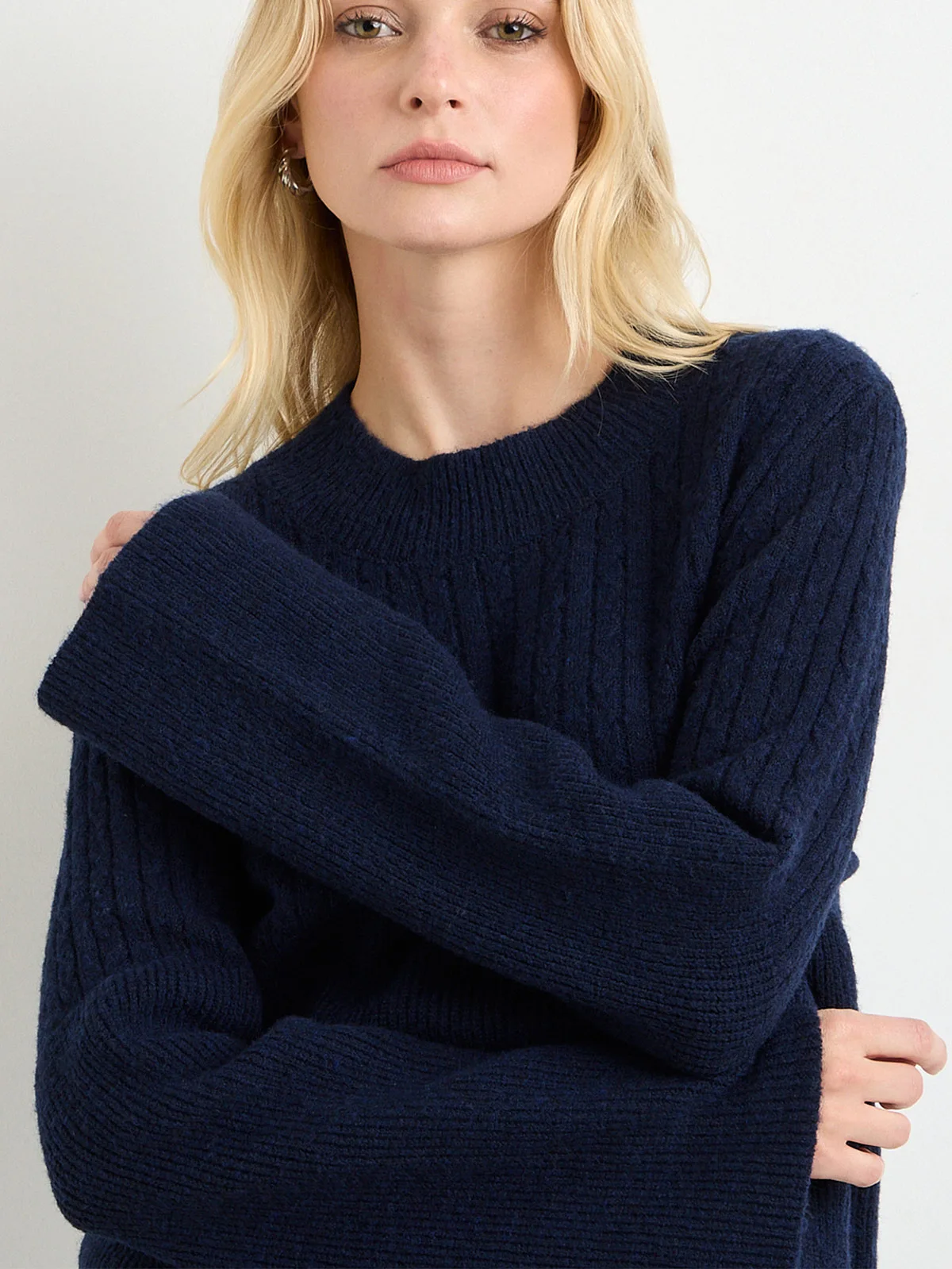 SWEATER MUJER ASH AZUL