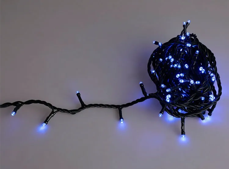 LUCES DE NAVIDAD RIPLEY HOME 100 LUCES LED FUNCIONES AZULES