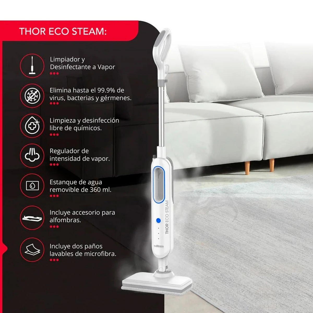 LIMPIADOR THORBEN THOR ECO STEAM
