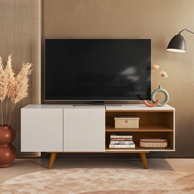 RACK DI PORETTI DESIGN ALDAN 55" 2P BLANCO