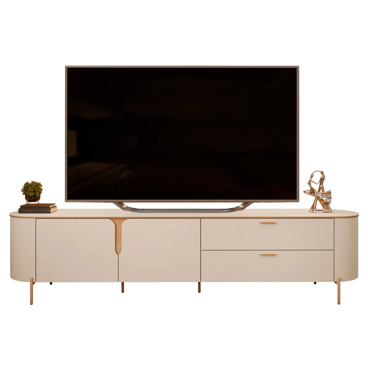 RACK DI PORETTI DESIGN CELINE 70" 2C 2P BLANCO