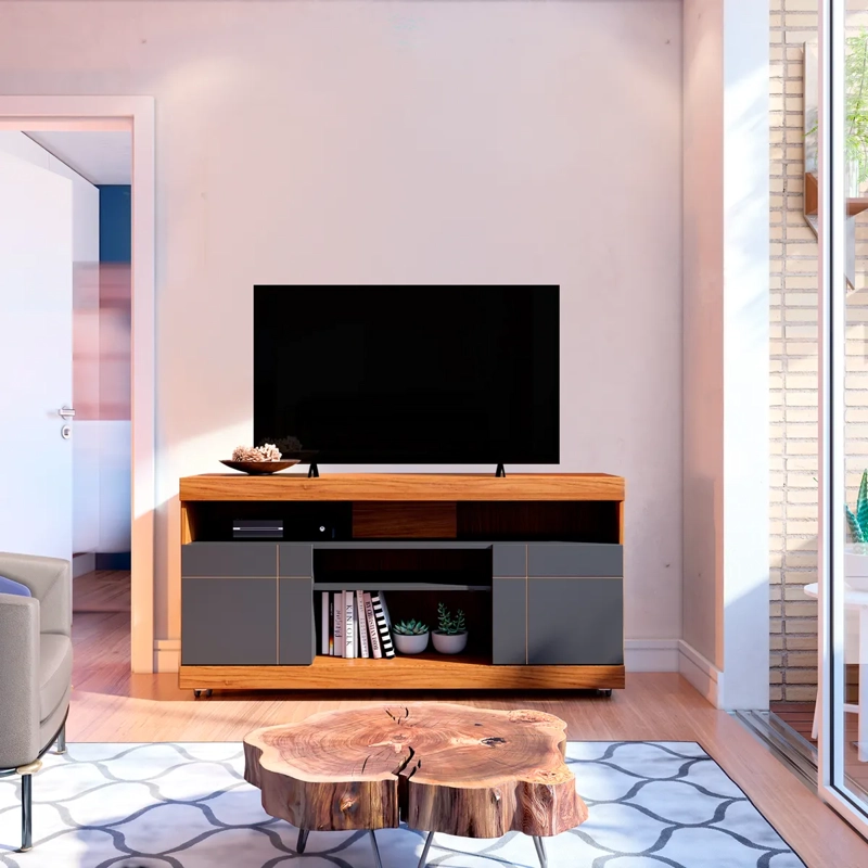 RACK DI PORETTI DESIGN YARA 48" 2P NEGRO