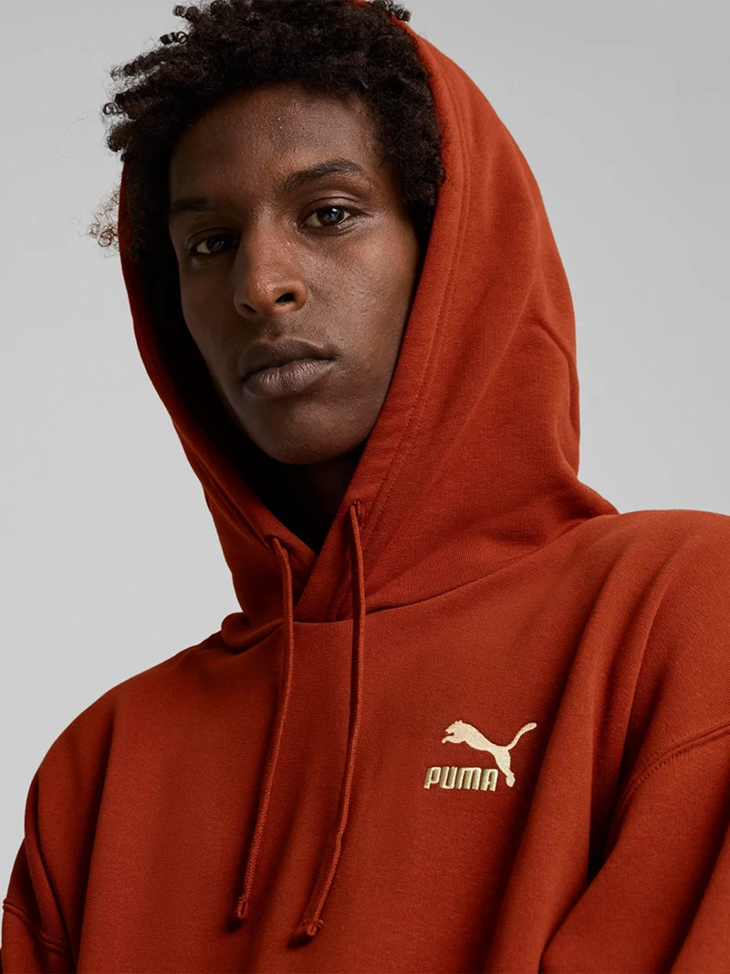 POLERÓN HOMBRE PUMA 624241 63 ALGODÓN ROJO HOODIE BETTER CLASSICS