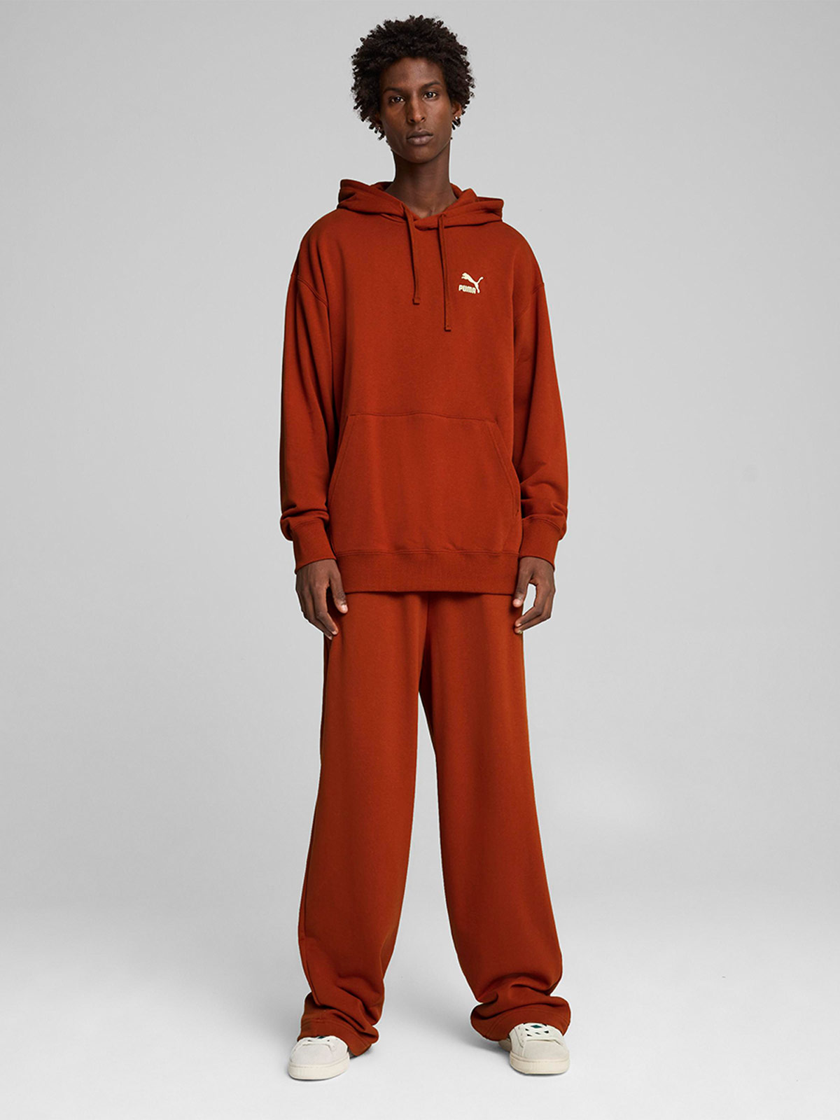 Ripley - POLERÓN HOMBRE PUMA 624241 63 ALGODÓN ROJO HOODIE BETTER CLASSICS