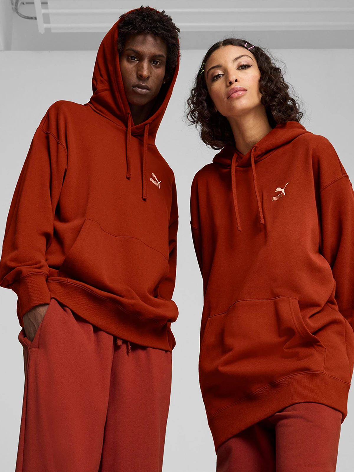 Ripley - POLERÓN HOMBRE PUMA 624241 63 ALGODÓN ROJO HOODIE BETTER CLASSICS