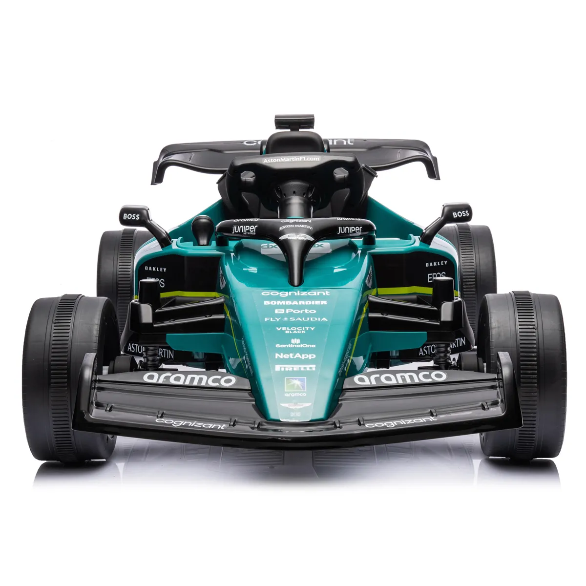 AUTO A BATERÍA 12V FÓRMULA 1 VERDE ASTON MARTIN