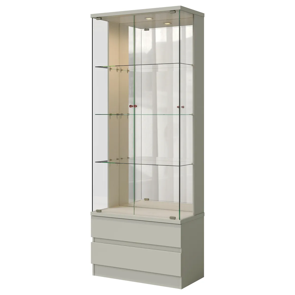 VITRINA DI PORETTI DESIGN DIAMANTINA 2P 2C