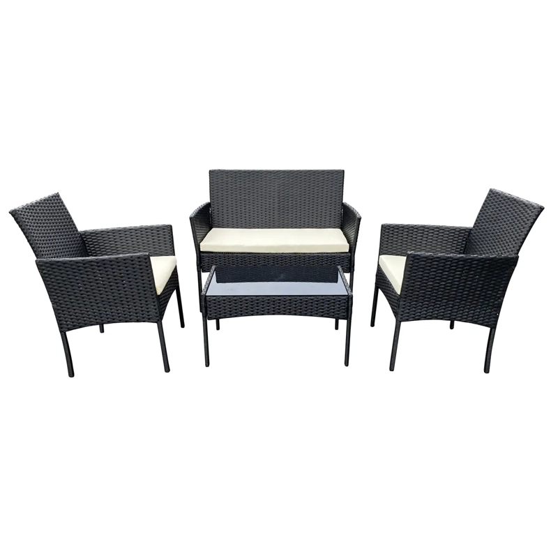 SET TERRAZA DI PORETTI DESIGN BIOMBINO NEGRO