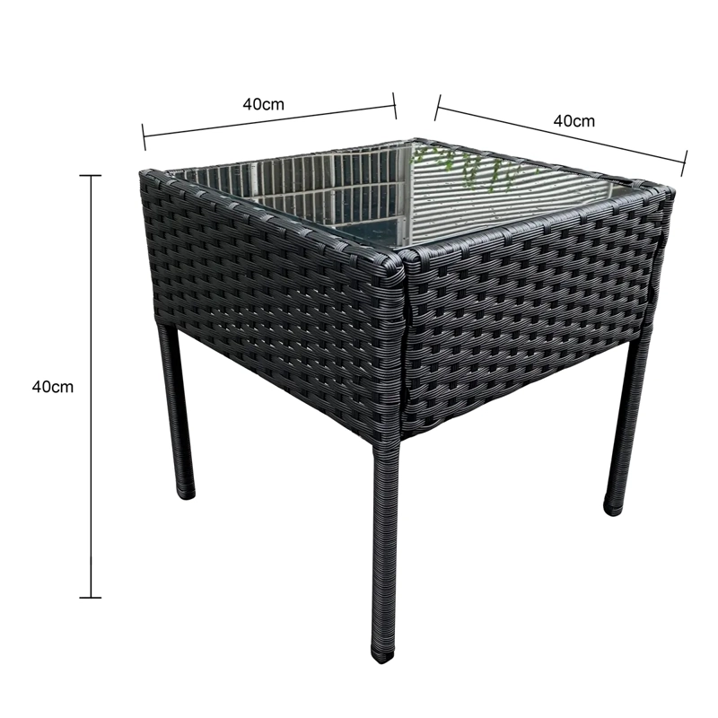 SET TERRAZA DI PORETTI DESIGN LIVORNO NEGRO
