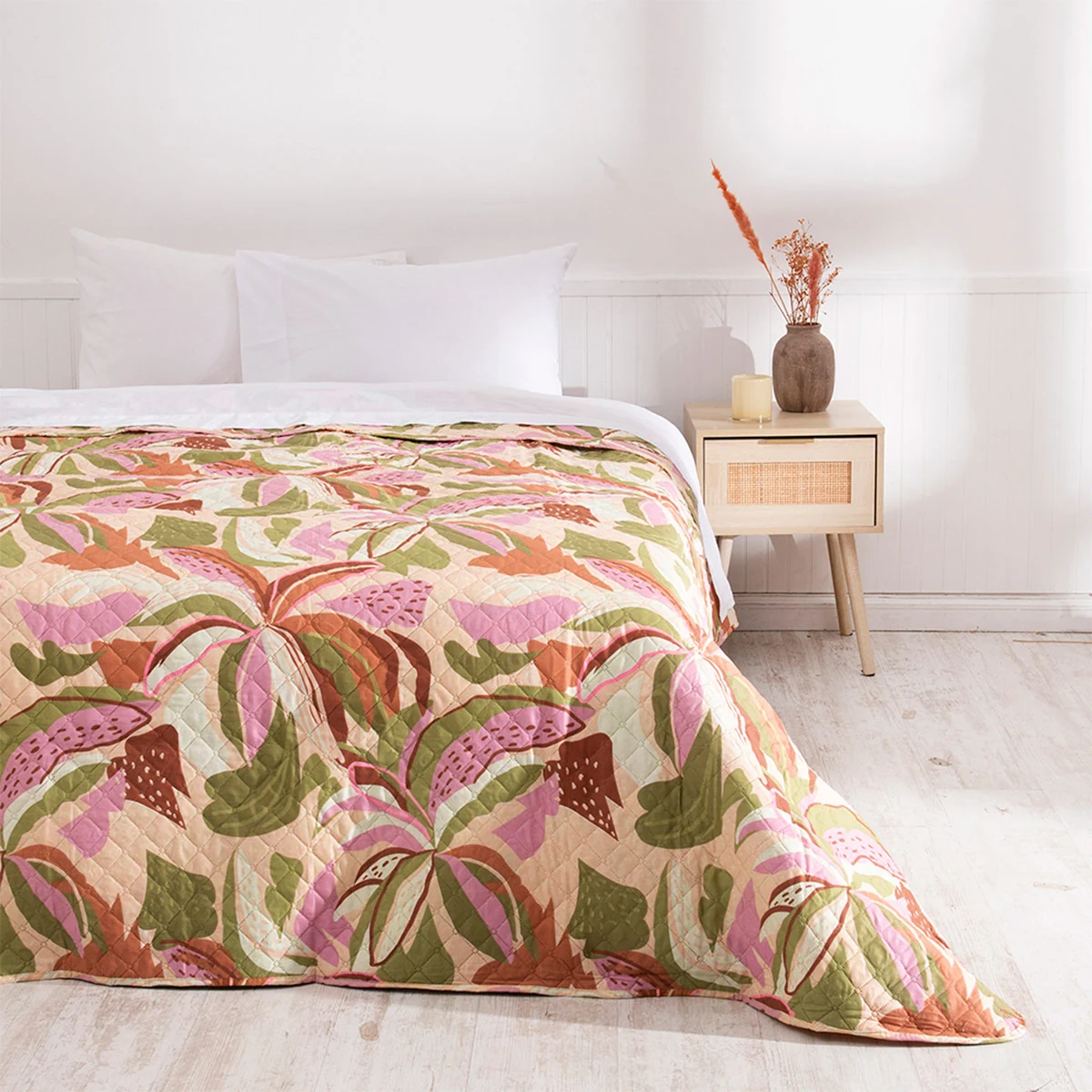 QUILT MASHINI CAST ESTAMPADO 2 PLAZAS ANTONIETA