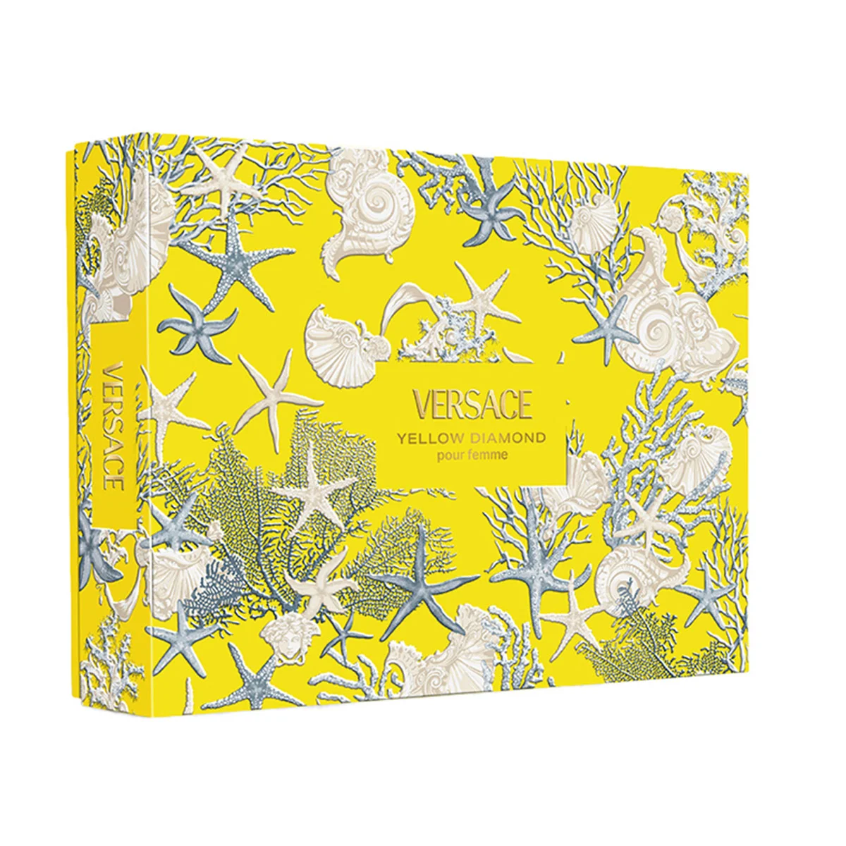 PERFUME VERSACE YELLOW DIAMOND MUJER EDT 90 ML + LOCIÓN 100 ML + GEL DE ...