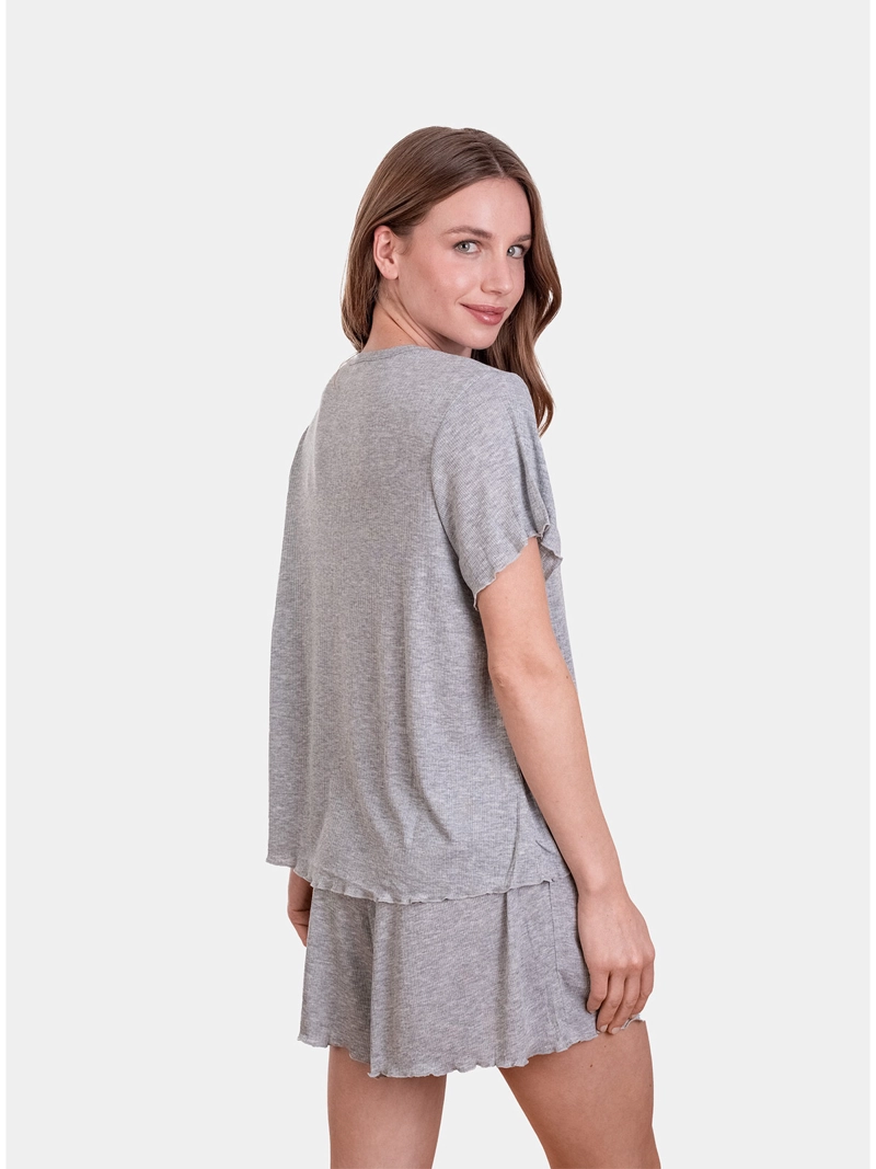 PIJAMA MANGA CORTA MUJER PALMERS RIB ROULE