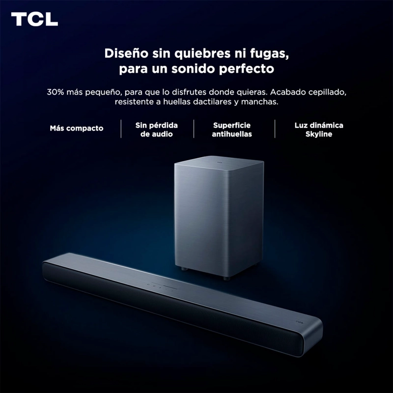 SOUNDBAR BLUETOOTH TCL S55H 2.1 CH PRO