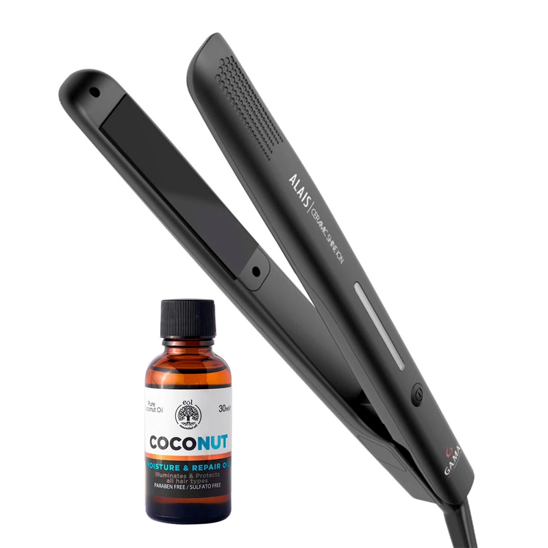 ALISADOR DE PELO GAMA ALAIS + ACEITE COCONUT 30ML