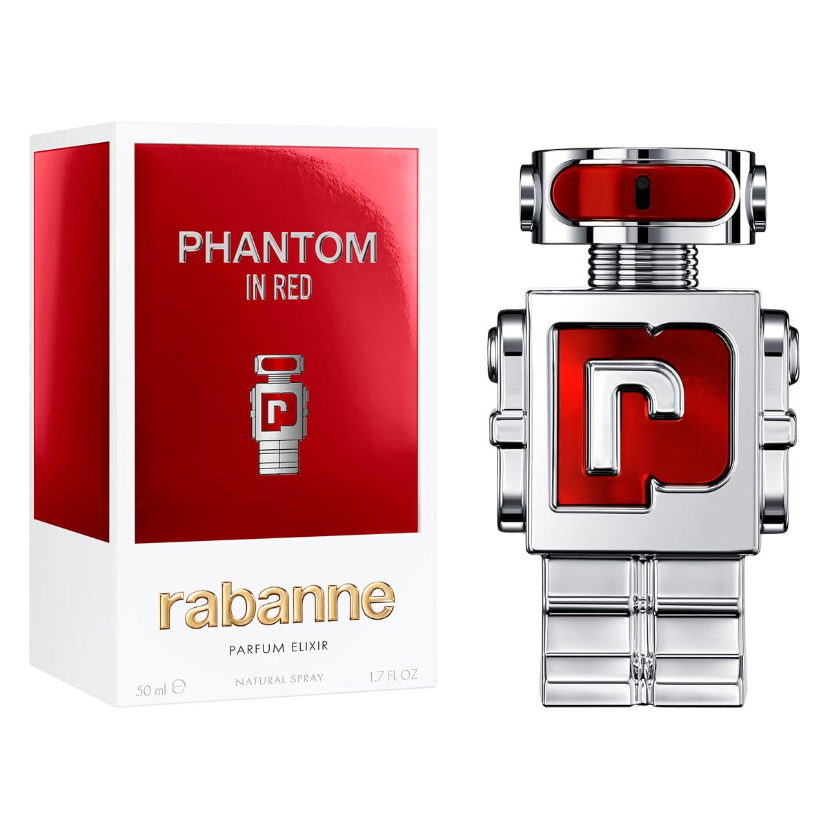 PERFUME HOMBRE PACO RABANNE PHANTOM IN RED PARFUM ELIXIR 50ML