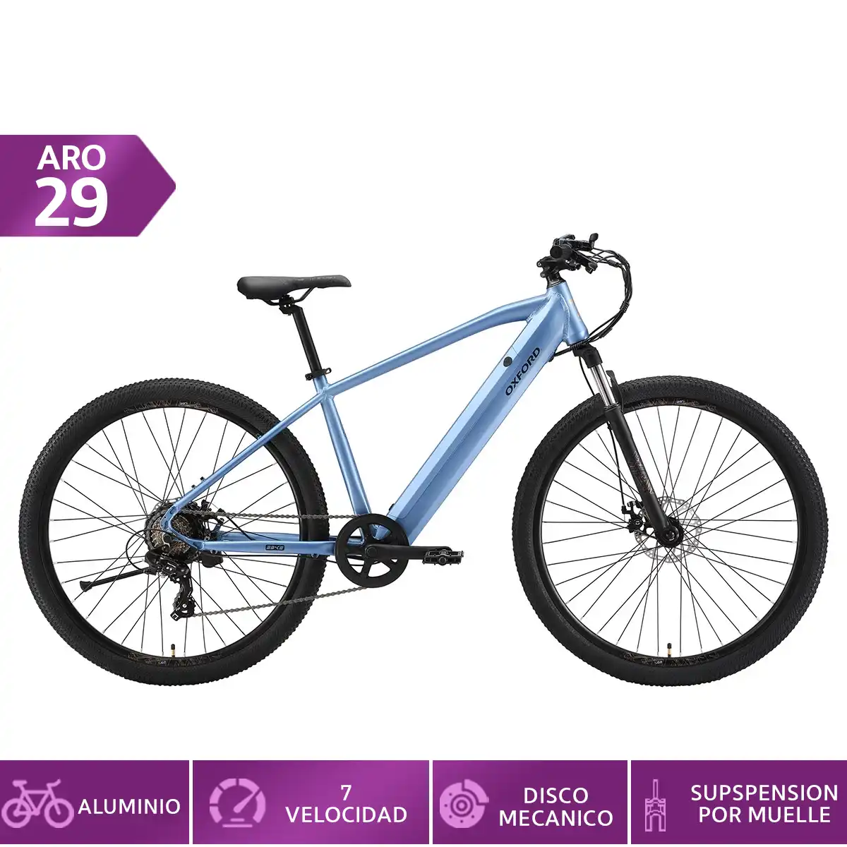 BICICLETA ELÉCTRICA OXFORD FREEWAY M 7V ARO 29