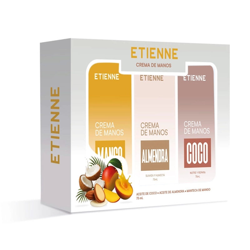 SET CREMA DE MANOS ETIENNE 75ML